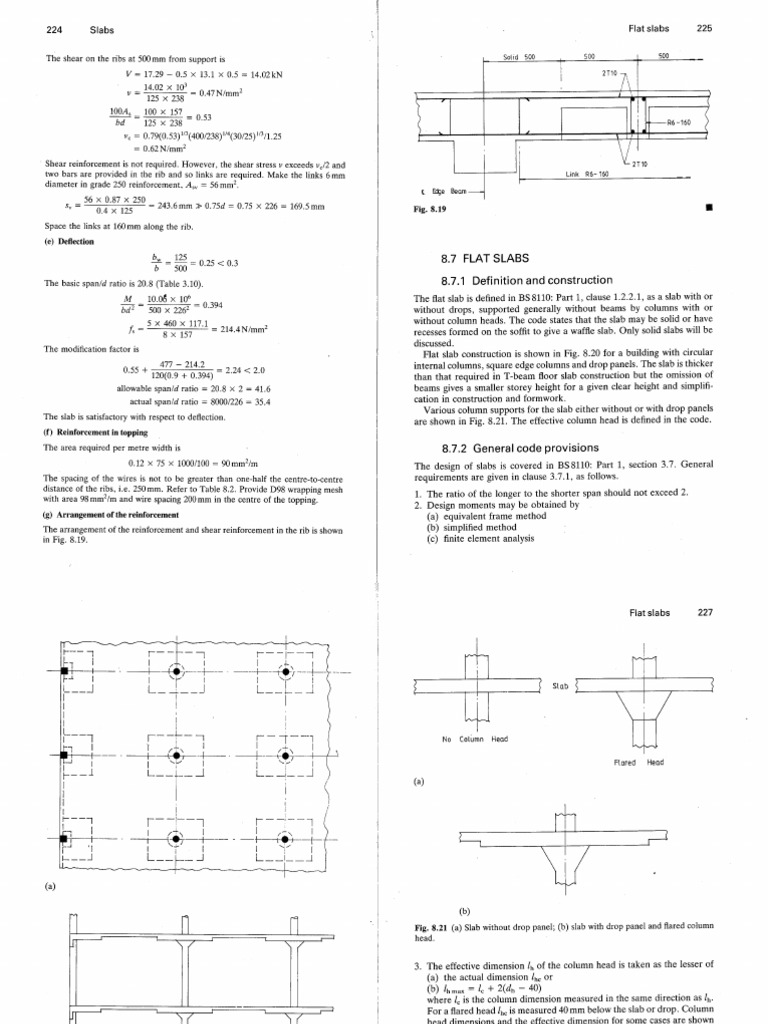 Flat Slab_RC Design Theory and Examples_MacGinley | PDF