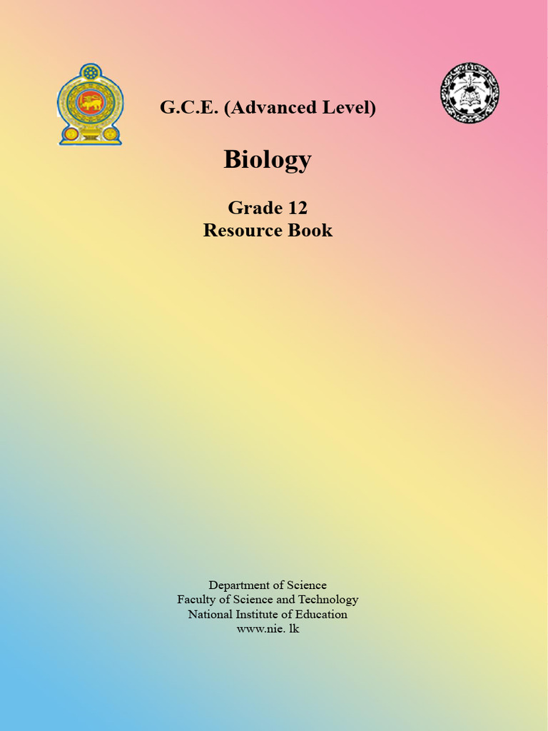 Biology Resource Book-1 | PDF