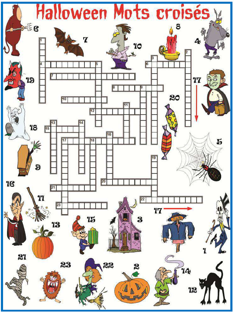 Mots Croises Halloween | PDF