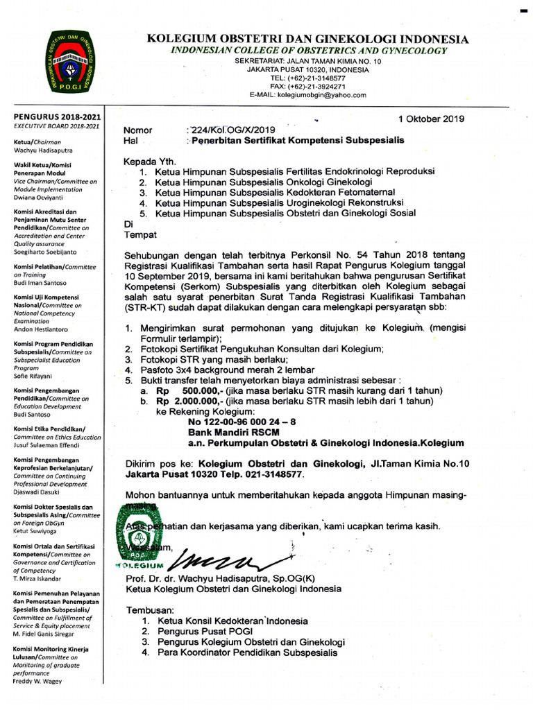 Panduan Sertifikat Kompetensi Subspesialis | PDF | Bisnis | Pengelolaan ...