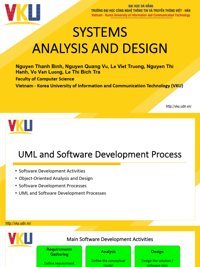 SAD - Ch3 - UML and Software Development Process | PDF | Agile Software Development | Design