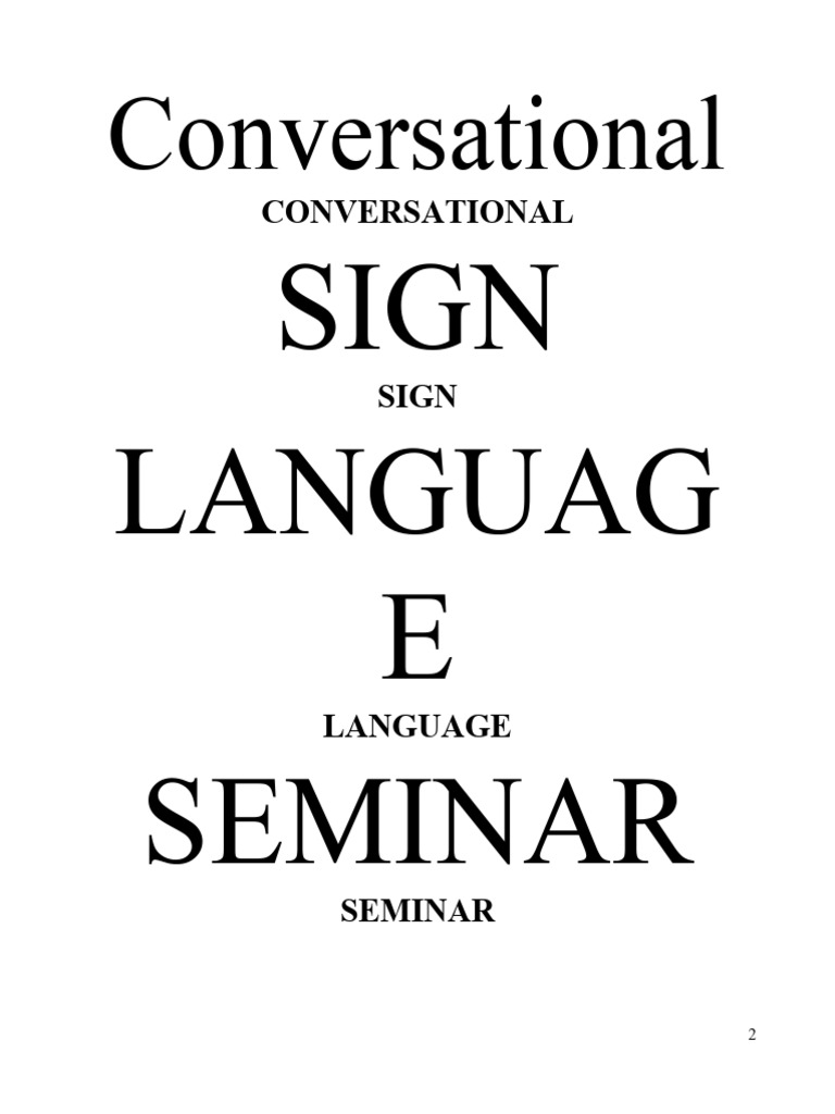 Deaf Sensitivity Training TESDA Handouts | PDF | Sign Language ... Deaf Sensitivity Training TESDA Handouts | PDF | Sign Language ...