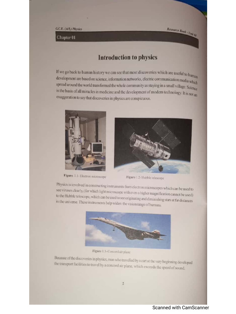 Physics Resource Book Unit 1 English Medium | PDF