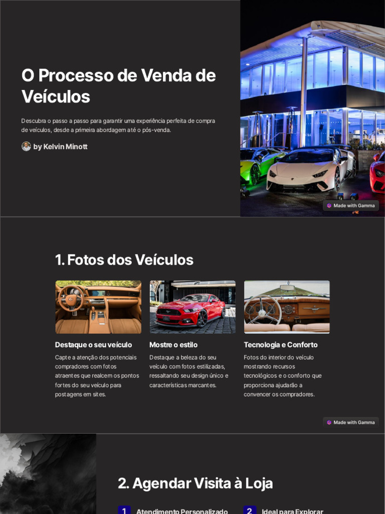 O Processo de Venda de Veiculos | PDF | Qualidade (negócios) | Business