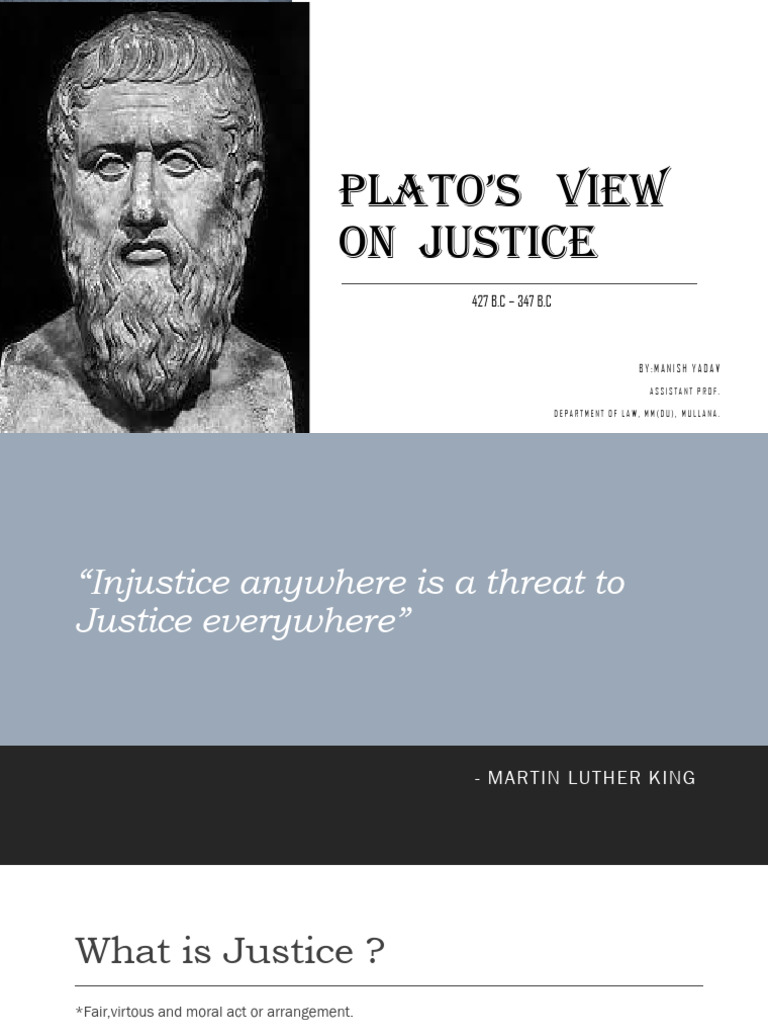 Plato's View On Justice | PDF | Justice | Crime & Violence