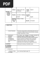 DETAILED LESSON PLAN Grade 6 | PDF | Lesson Plan | Communication