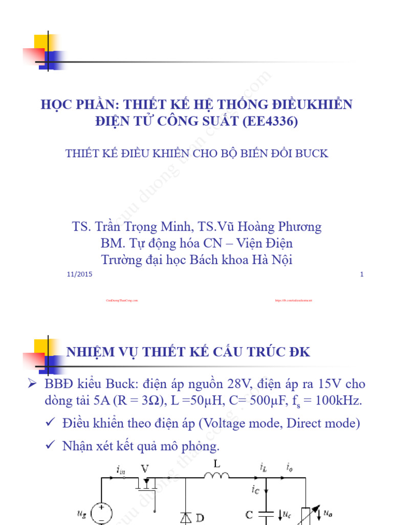 Thiet-Ke-He-Thong-Dieu-Khien-Dien-Tu-Cong-Suat - Vu-Trong-Minh,-Vu-Hoang-Phuong - DC - DC - Buck ...