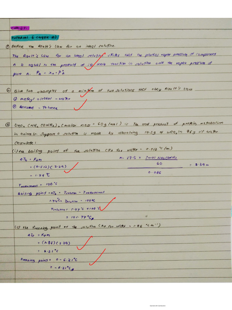 Chemistry Tutorial Pdf