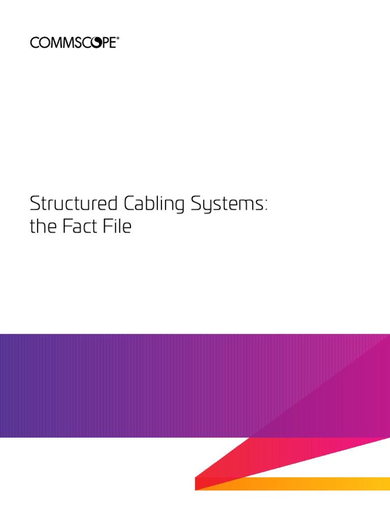 Structured Cabling Systems - The Fact File | PDF | Computer Network ...