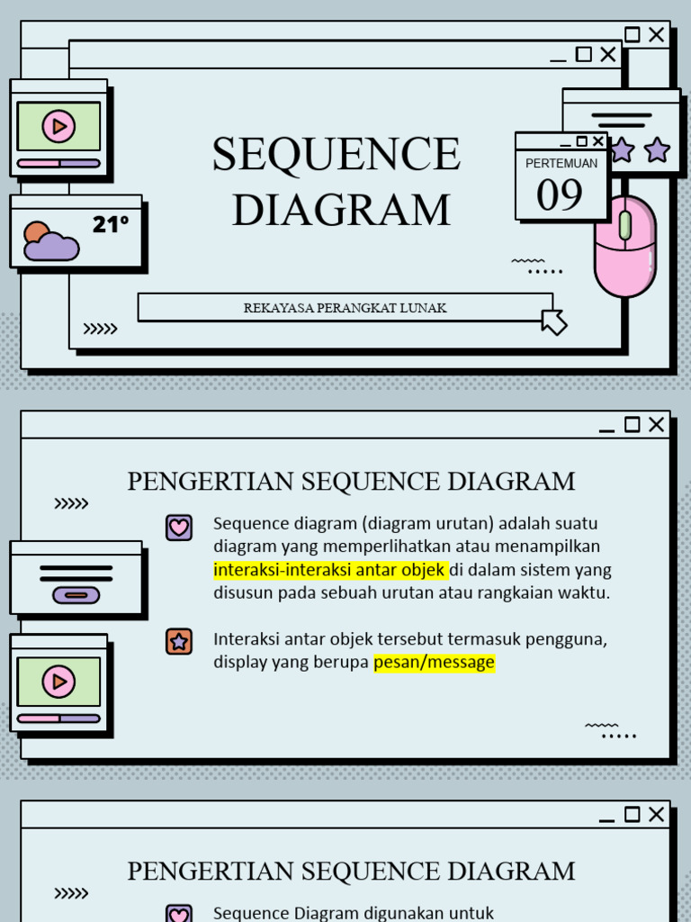 09 RPL 2023 - Process View (Sequence Diagram) | PDF | Komputer