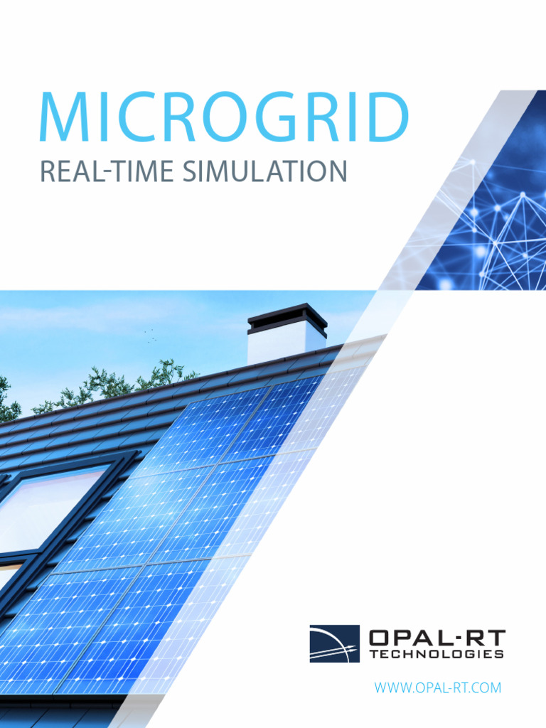 OPAL RT Microgrid | PDF | Distributed Generation | Simulation