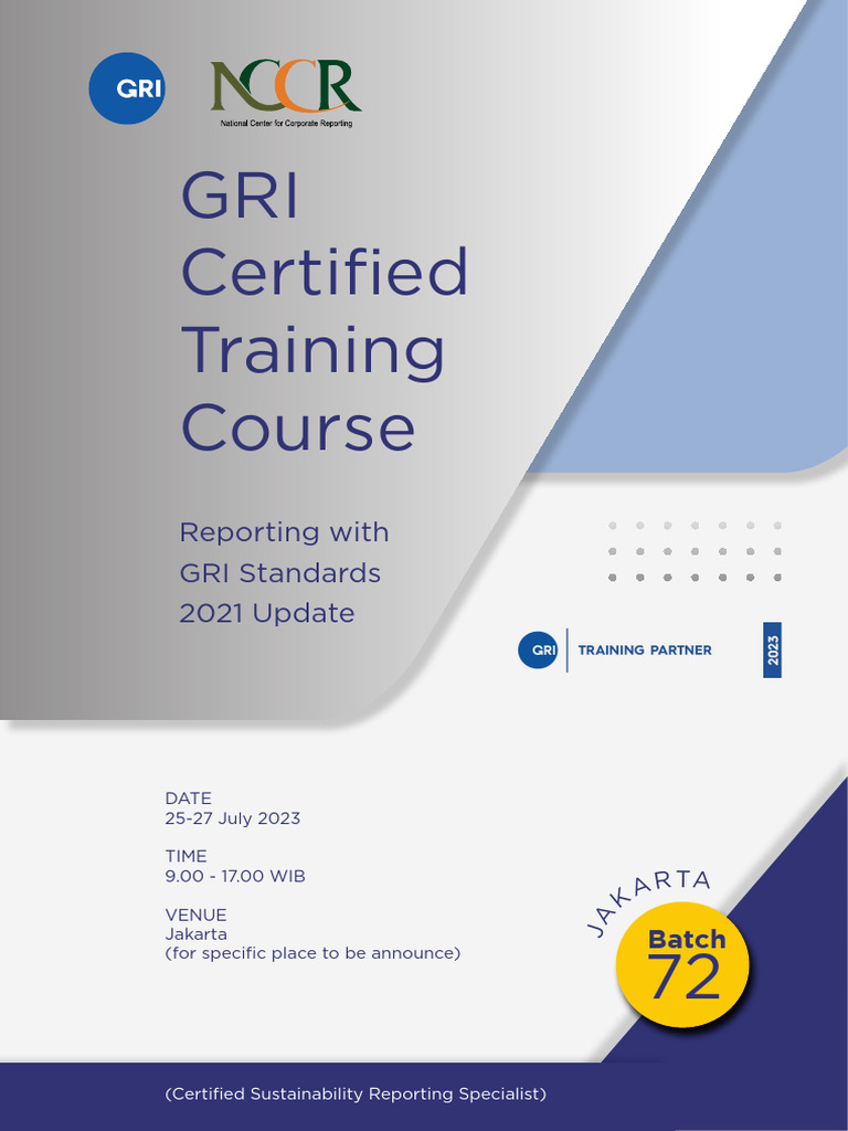 Brochure GRI Standard - 2023 July | PDF | Sustainability | Economies