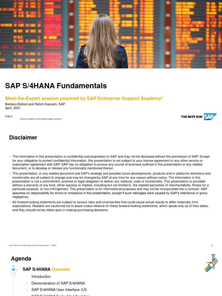 S4HANA Fundamentals | PDF | Cloud Computing | Enterprise Resource Planning