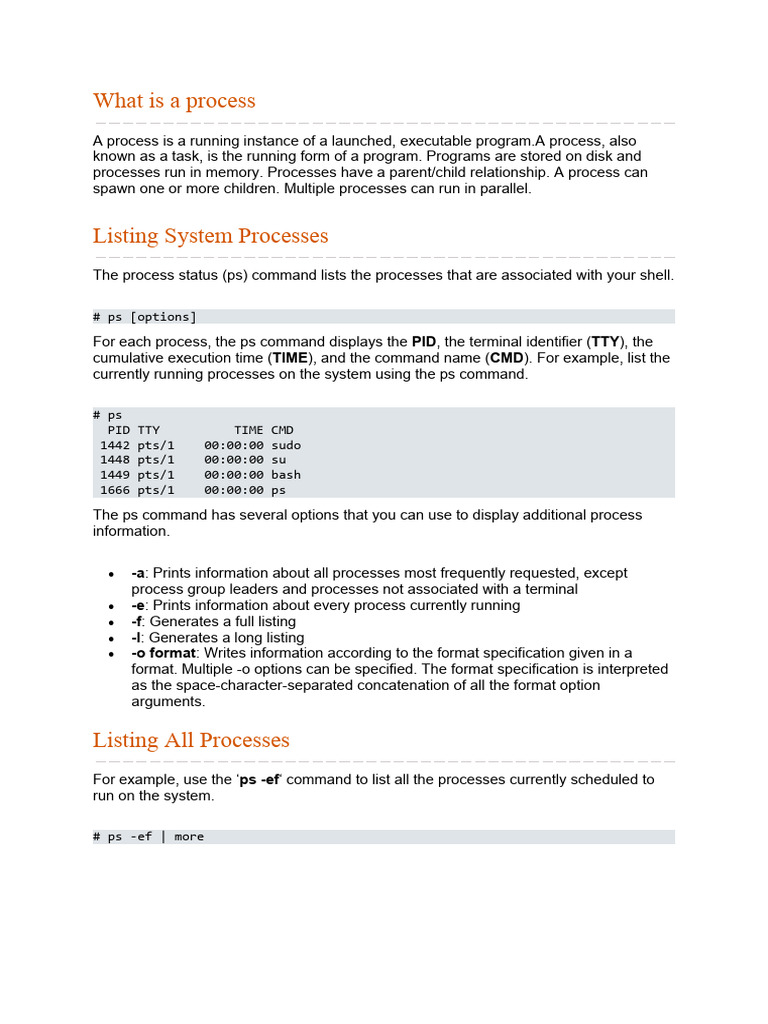 Process Final | PDF | Process (Computing) | Computer Engineering