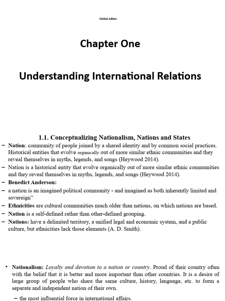 Global Affair | PDF | International Relations | Capitalism