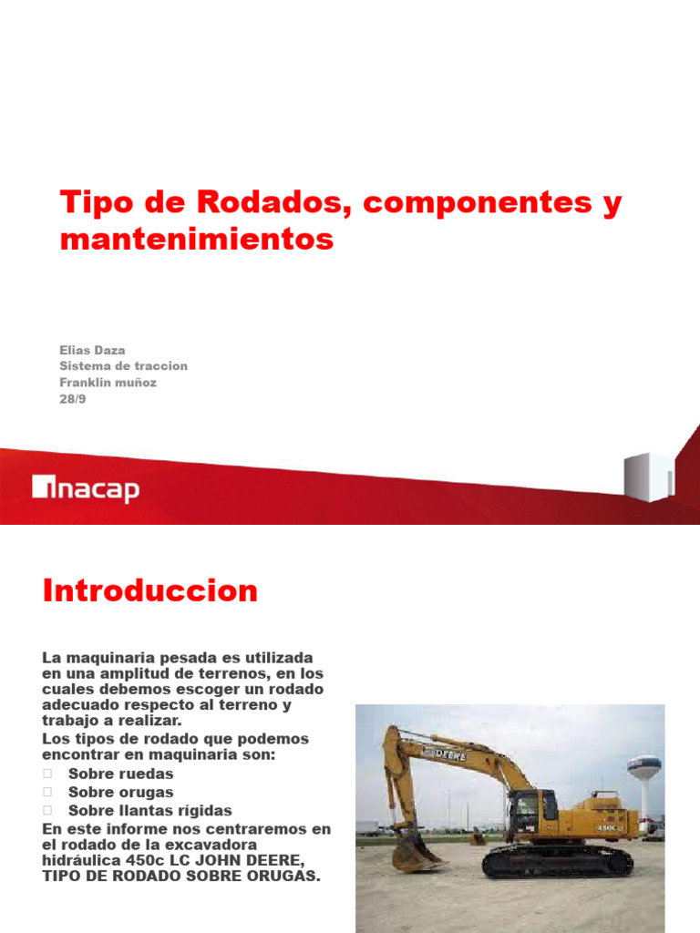 Tipos de Rodado | PDF | Rueda | Máquinas