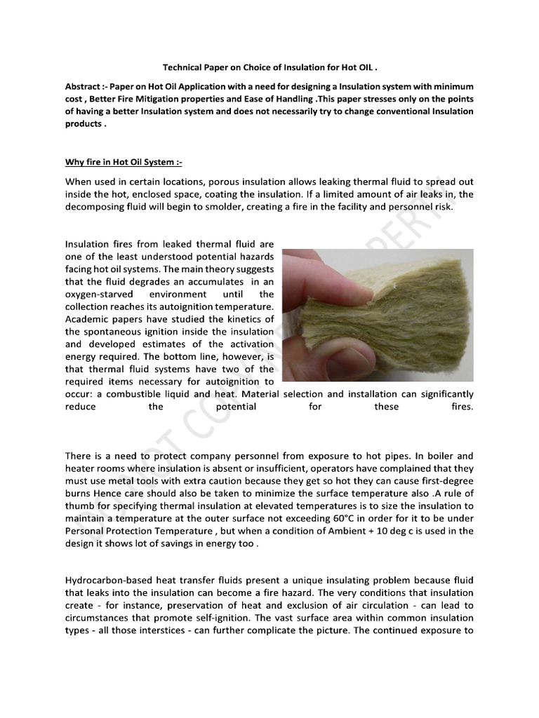Hot Oil Fire Technical Writeup | PDF Hot Oil Fire Technical Writeup | PDF
