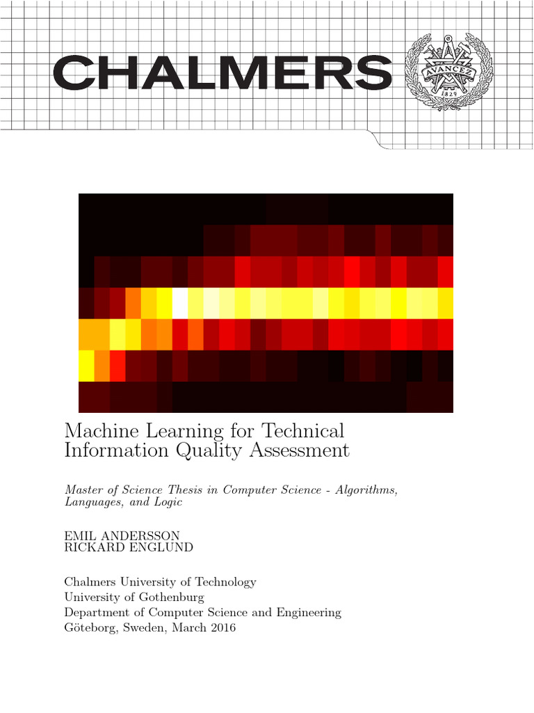 Machine Learning For Technical Information Quality Assessment | PDF | Receiver Operating ...