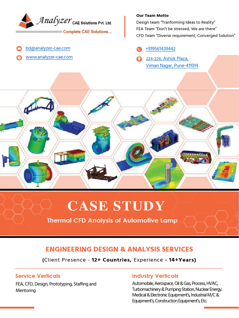 Thermal Computational Fluid Dynamic (CFD) Analysis of Automotive Lamp ... Thermal Computational Fluid Dynamic (CFD) Analysis of Automotive Lamp ...