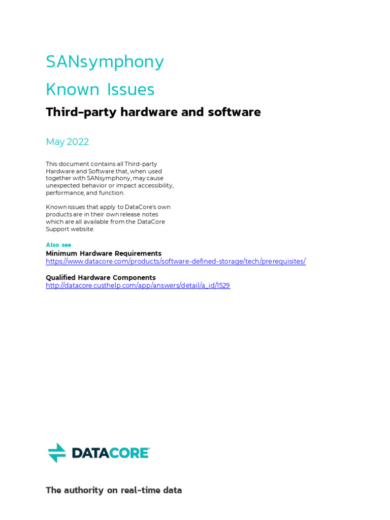 Third Party Known Issues | PDF | Hyper V | Solid State Drive