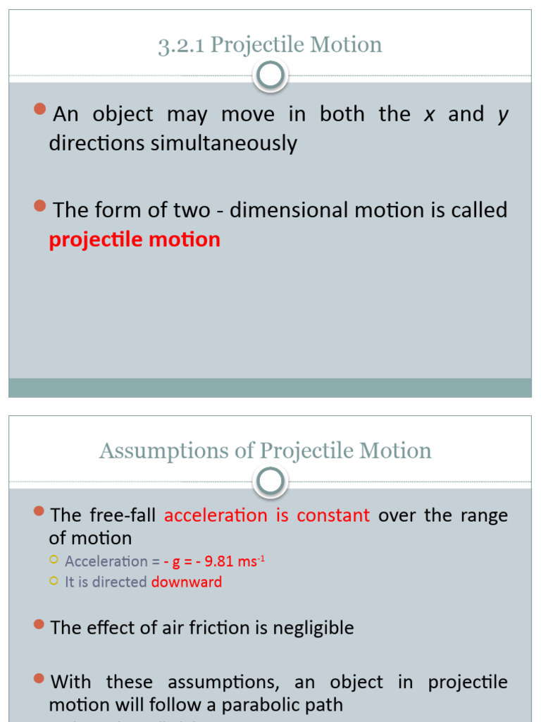 Chapter 3 Kinematics Part 2 | PDF | Mechanics | Metrology