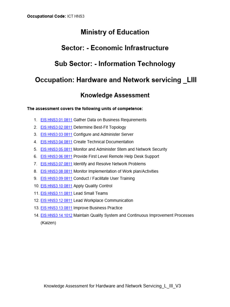Knowl Ass | PDF | Computer Network | Wireless Access Point