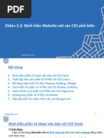 Bài Viết Này Sẽ Hướng Dẫn Bạn Cách Thay Đổi Màu Sắc Phông Chữ Trên Các Tài Liệu HTML | PDF