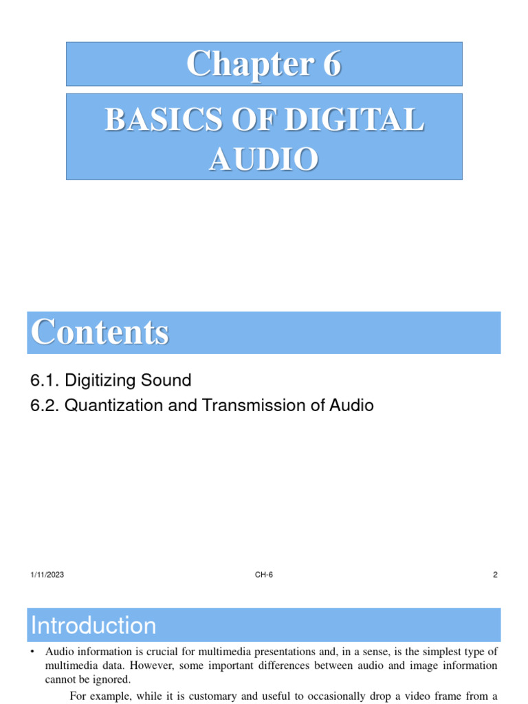 2015 Chapter 6 MMS IT - 1 | PDF | Sampling (Signal Processing) | Data Compression