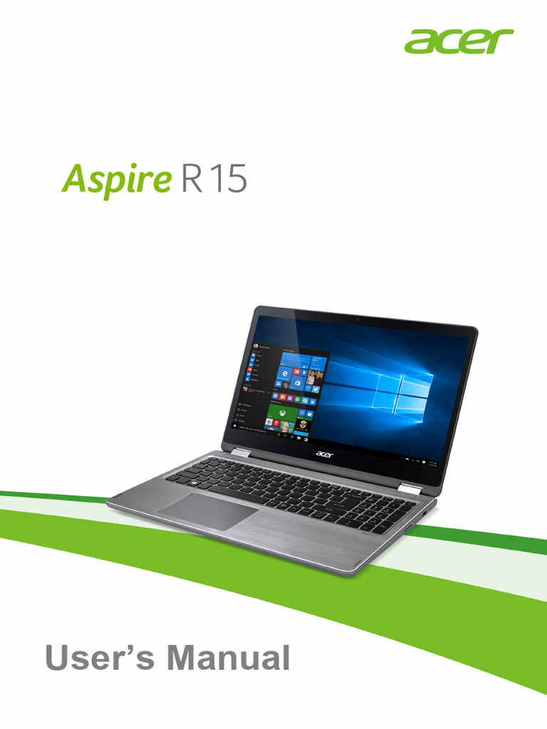 Acer Aspire R5-471T User Manual W10 - Acer - 1.0 - A - A | PDF ...
