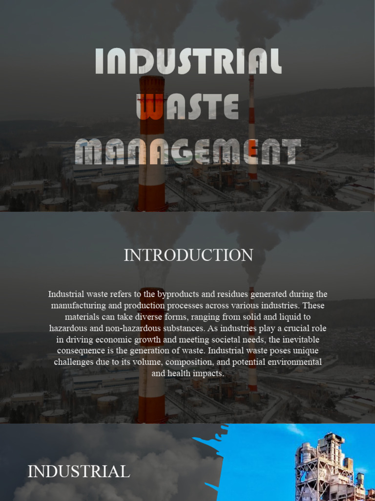 Group 5 Industrial Waste Management | PDF | Waste | Waste Management