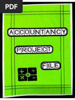 Accountancy Project File Class 12th For 2023-24 Session | PDF