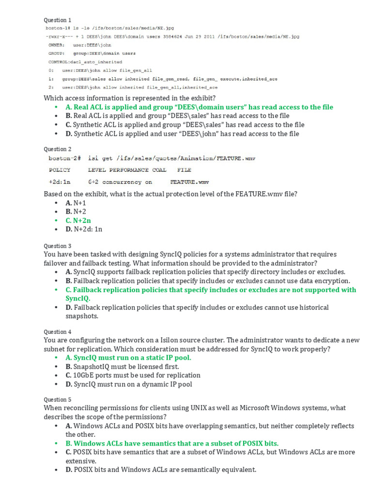 Dell EMC DES-1423 Practice Test | PDF | Apache Hadoop | Solid State Drive