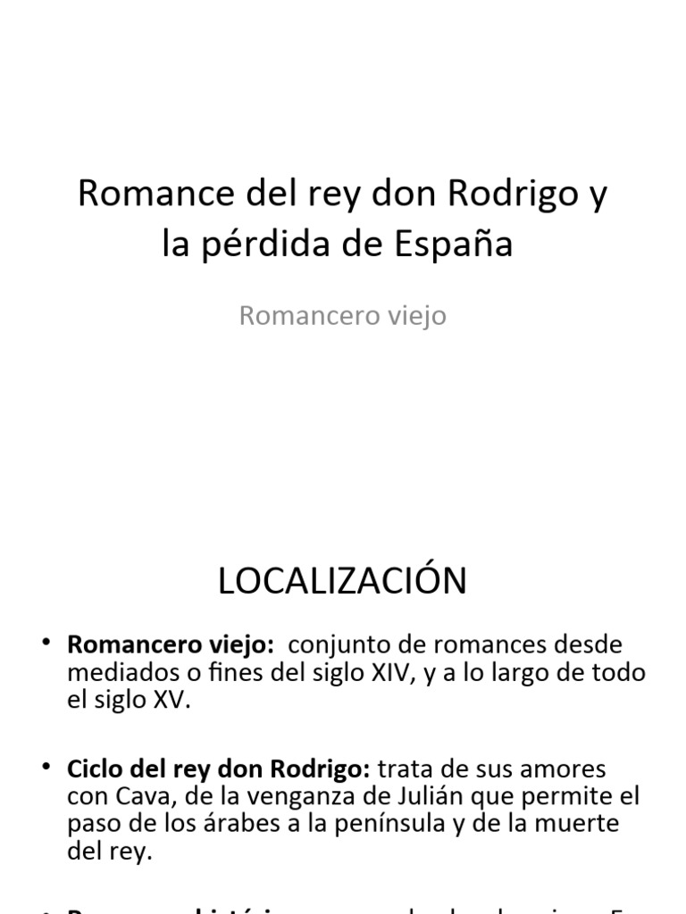 Rey Don Rodrigo 2 | PDF
