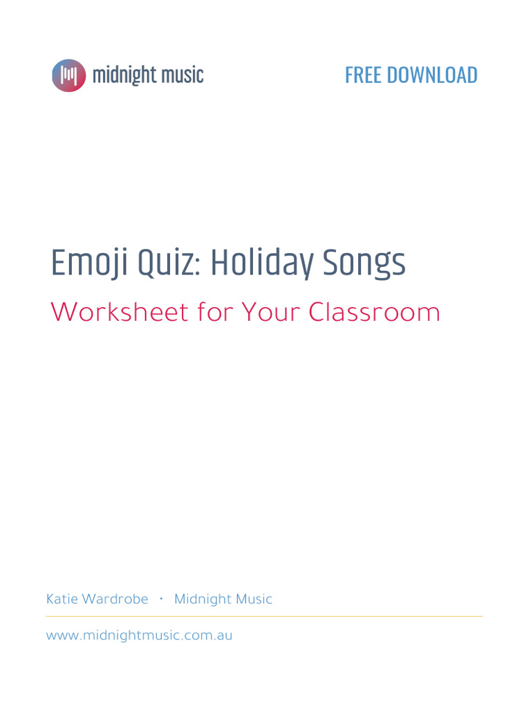 Emoji Quiz - Holiday Songs (New Update!) | PDF
