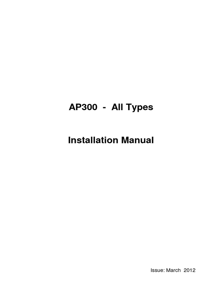 AP300 Installation Manual | Download Free PDF | Radio | Electromagnetic ...