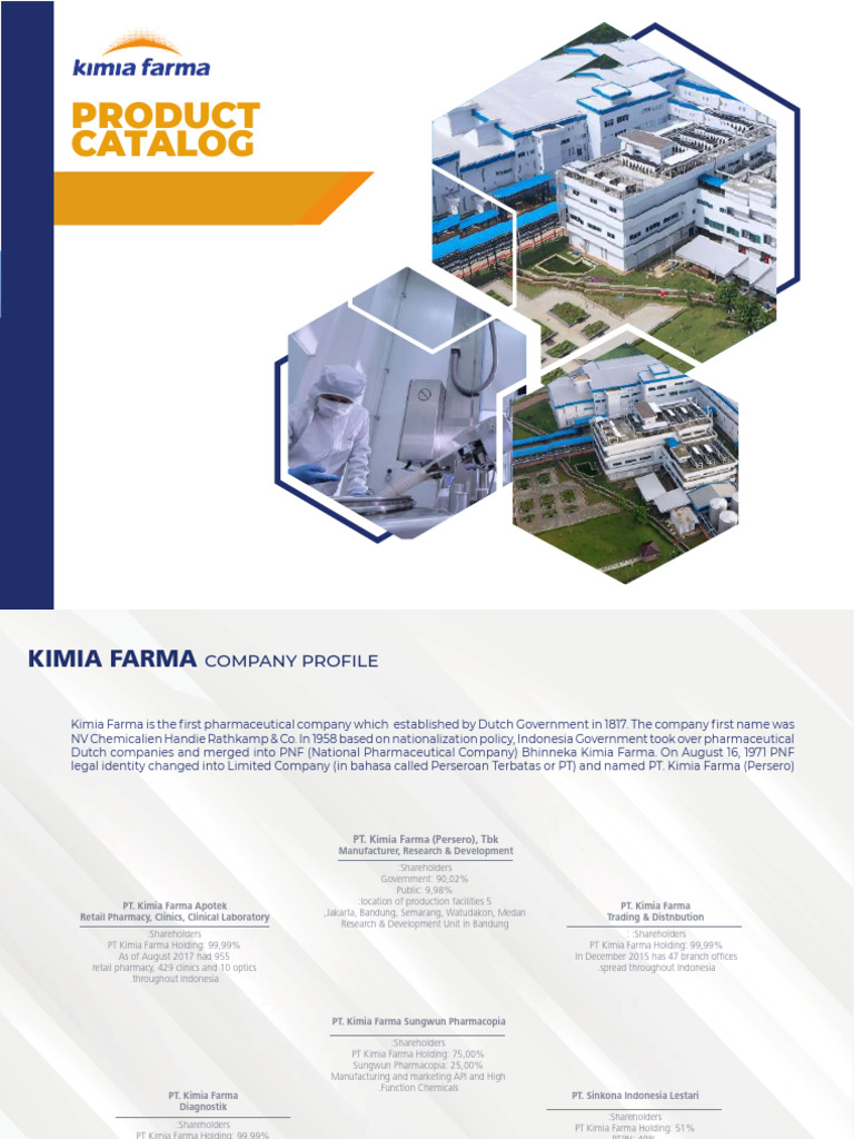 PT Kimia Farma TBK Catalog Product All | PDF