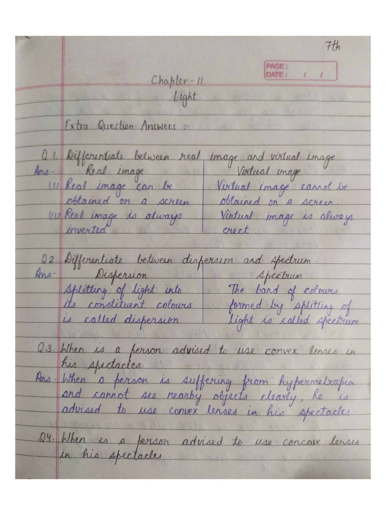 Science CH - 11 Class 7th | PDF