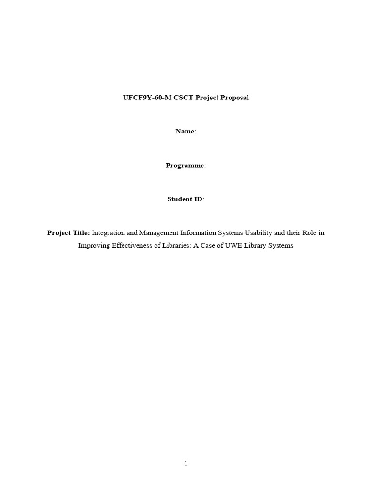 CSCT Project Proposal | PDF | Usability | Information
