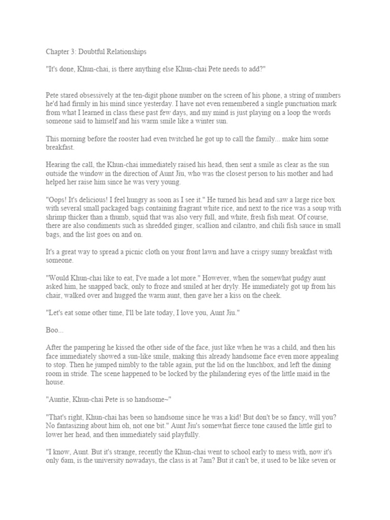 My Accidental Love Is You Chapter 3 | PDF | Dormitory