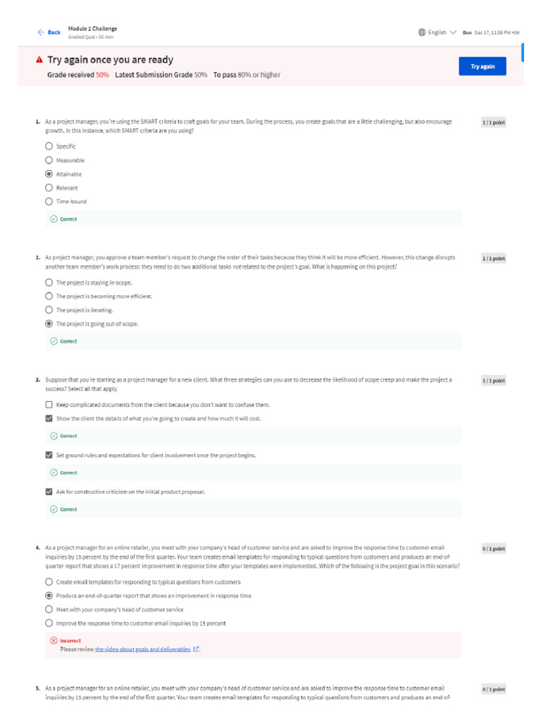 Coursera Org Learn Project Initiation Google Exam Module 2 Challenge ...