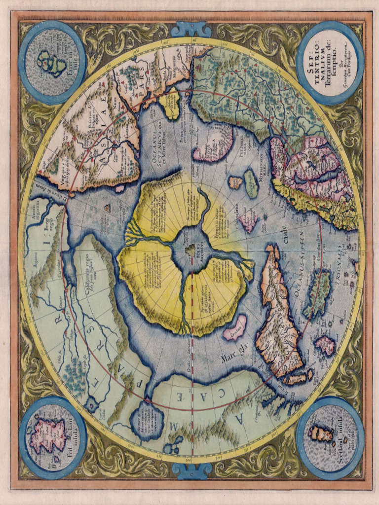 Mercator Septentrionalium Terrarum Descriptio | PDF