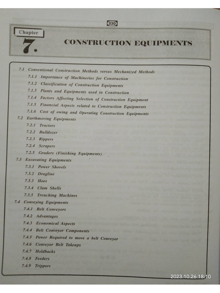 Ch-7_Const Equi | PDF