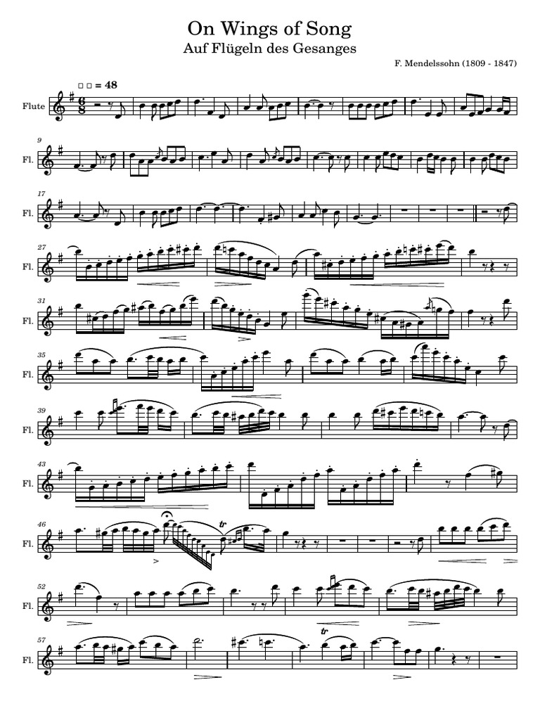 Mendelssohn__On_Wings_of_Song | PDF