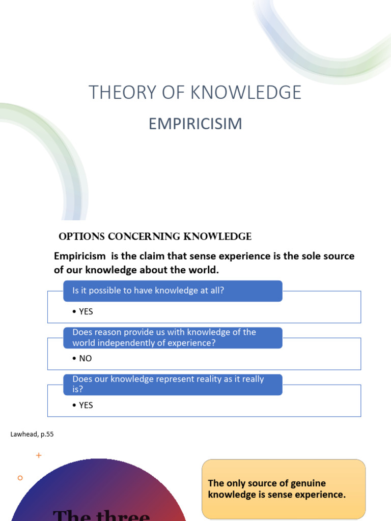 Phil102 W8 Epistemology Empricisim 2022 | PDF | Empiricism | Idea