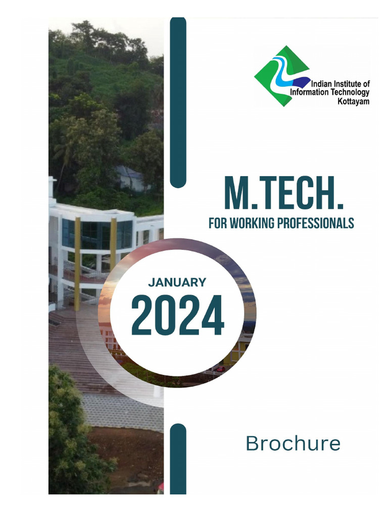 MTECH IIITKOTAYAM Brochure Jan2024 | PDF | Machine Learning | Computer Security