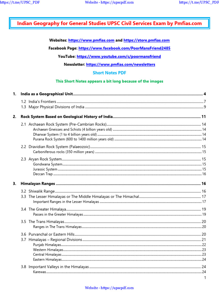 Geo19 4 IndianGeography Short | PDF | Rock (Geology) | Monsoon