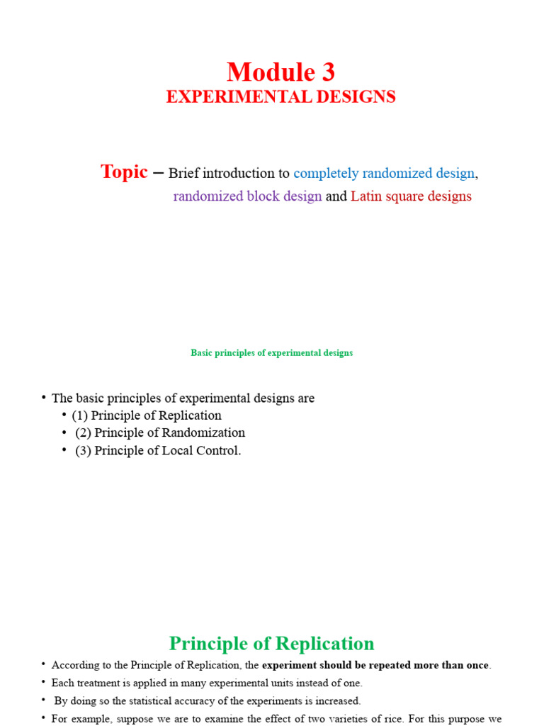Module_3.3 | PDF | Experiment | Analysis Of Variance