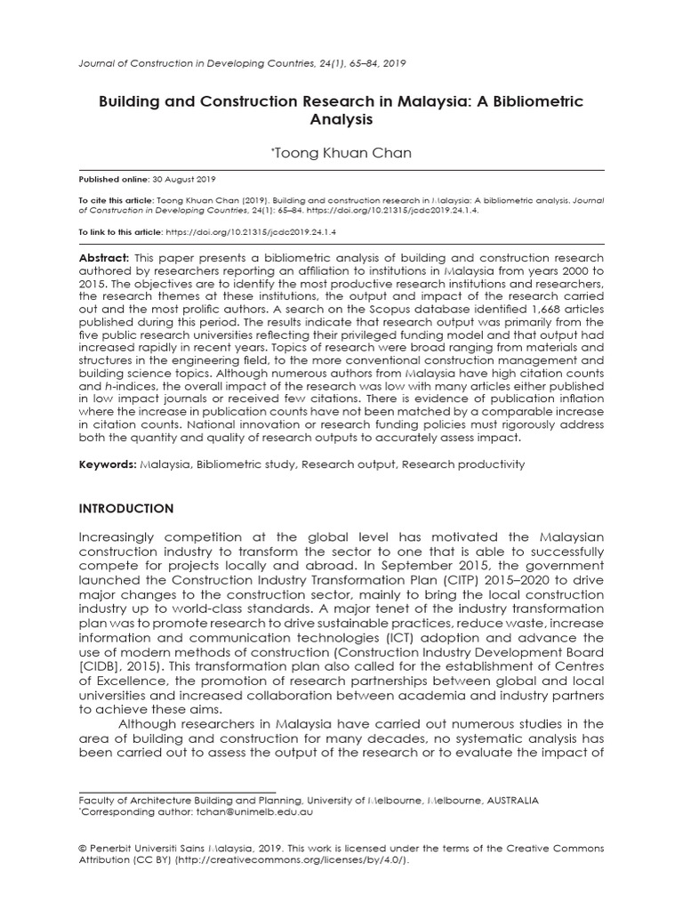 Building and Construction Research | PDF | Science