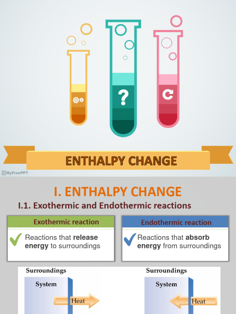 6- Enthalpy Change | PDF | Chemical Reactions | Enthalpy