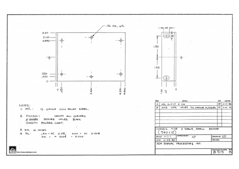 ADA B200S Chassis 2 Space Small | PDF